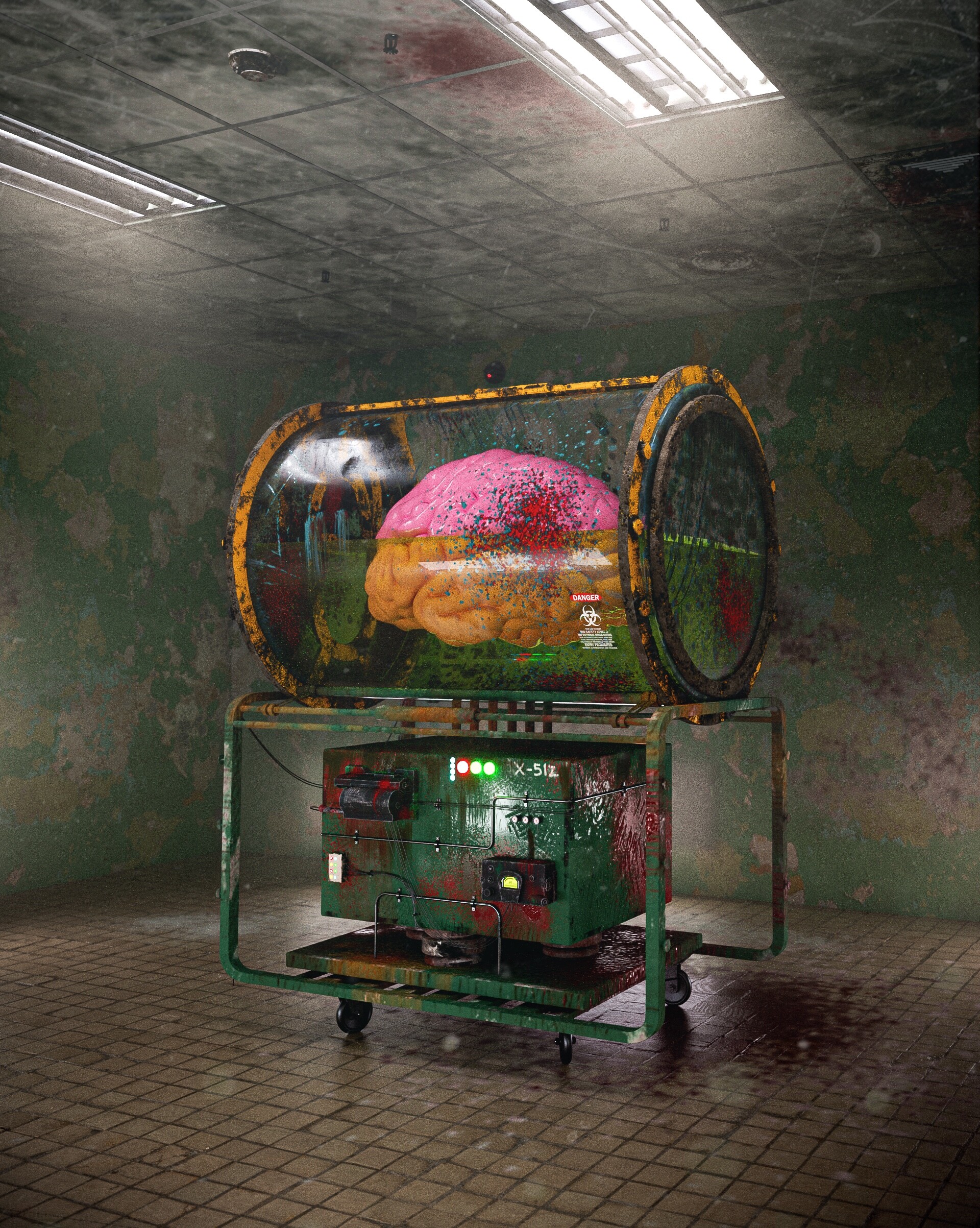 ArtStation - Brain Tank Study