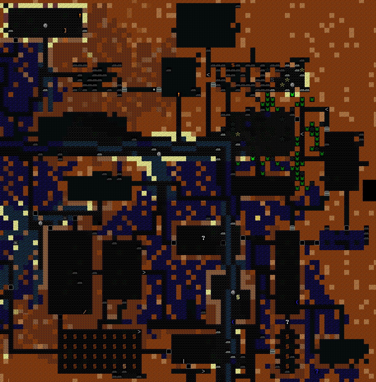 ArtStation - Tsangband screenshots (ASCII game I develop)