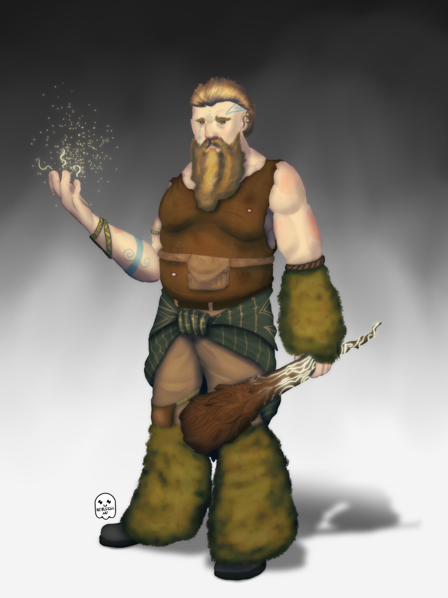 ArtStation - Oskar Pedrarriscada - DnD Character