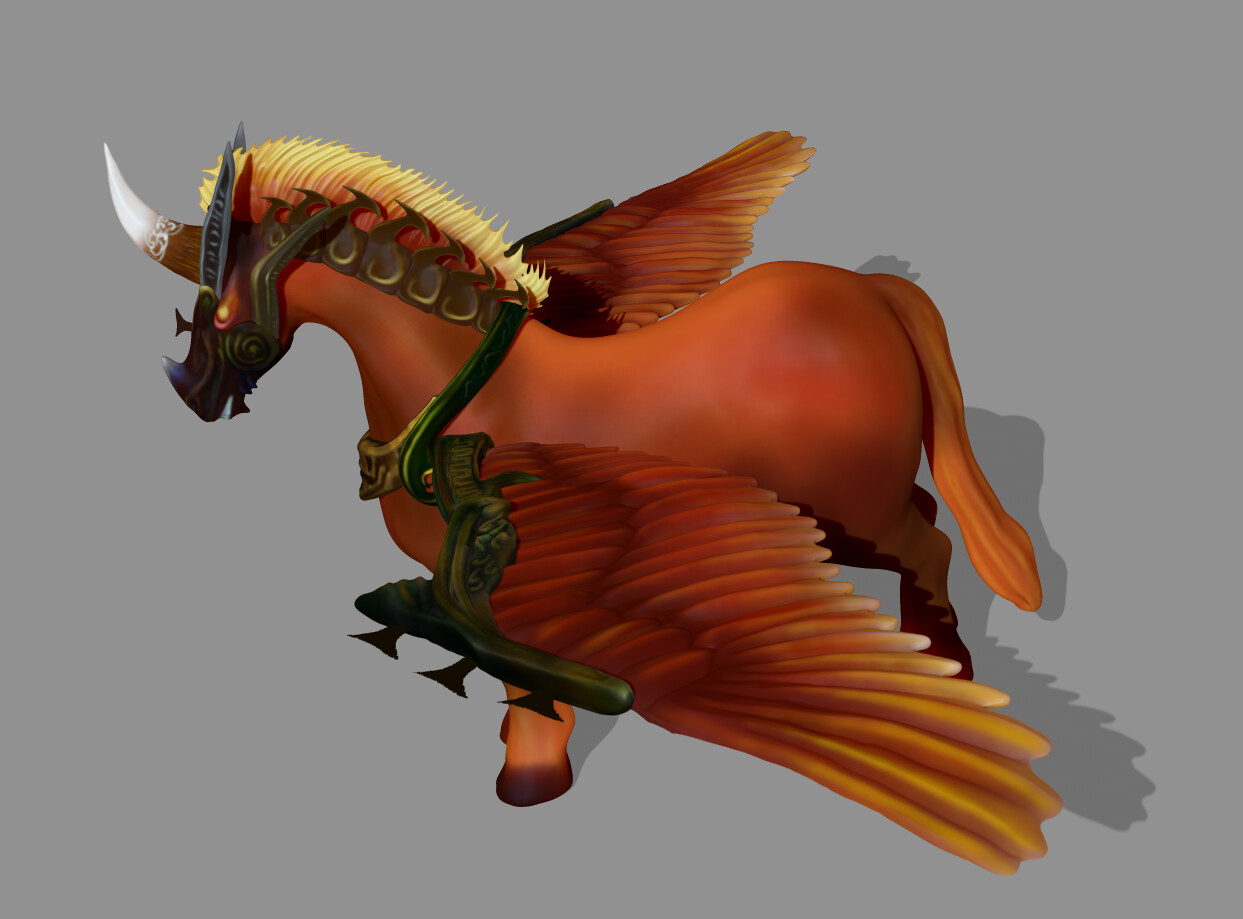 ArtStation - Flying Horse