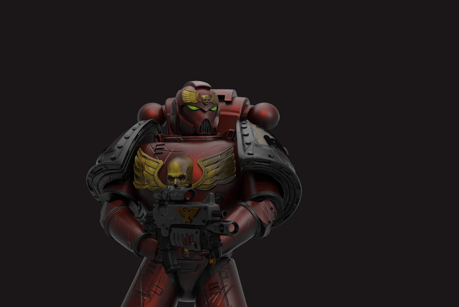 ArtStation - Warhammer 40k Space marine