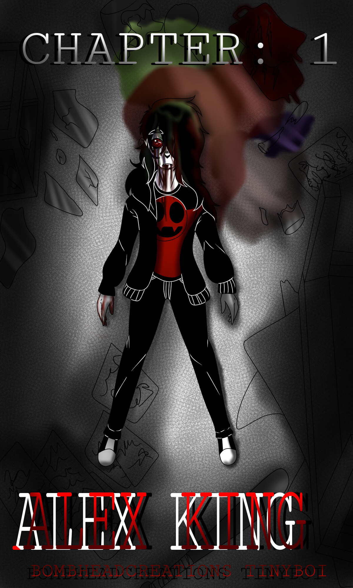 ArtStation - Chapter one cover page Black water