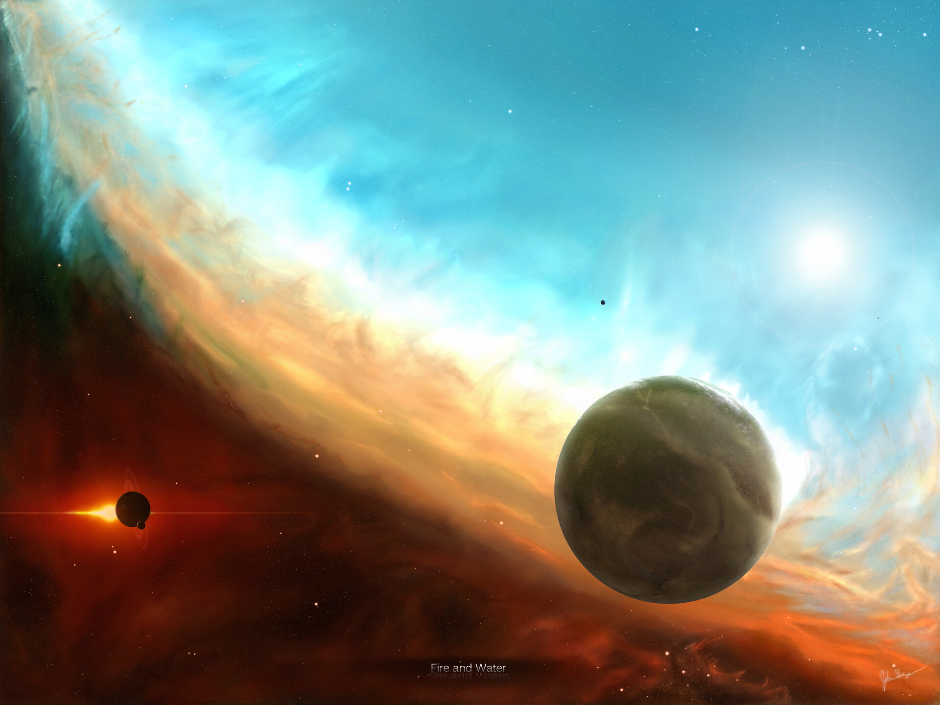 ArtStation - Fire and Water