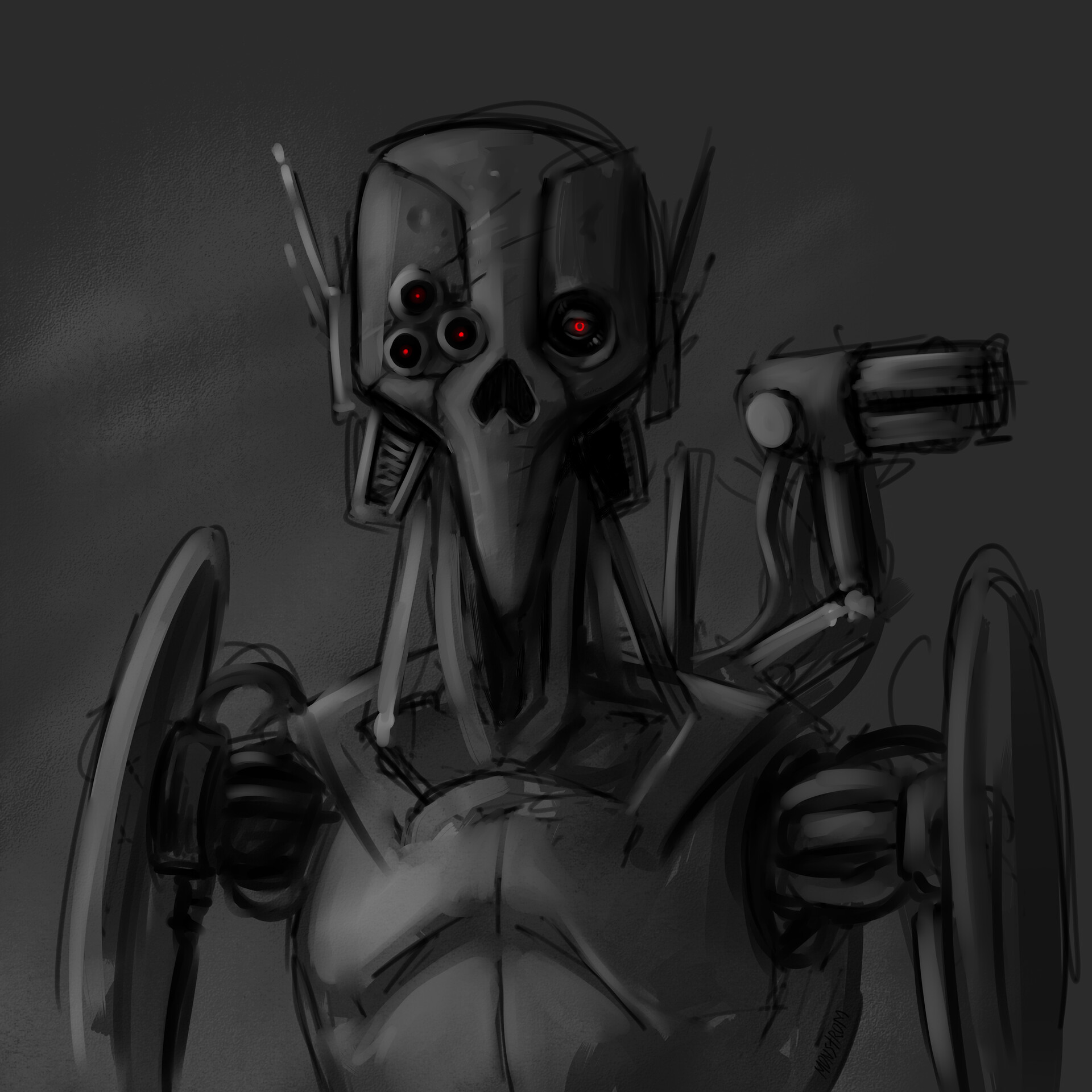 ArtStation - Robot Sketch 001