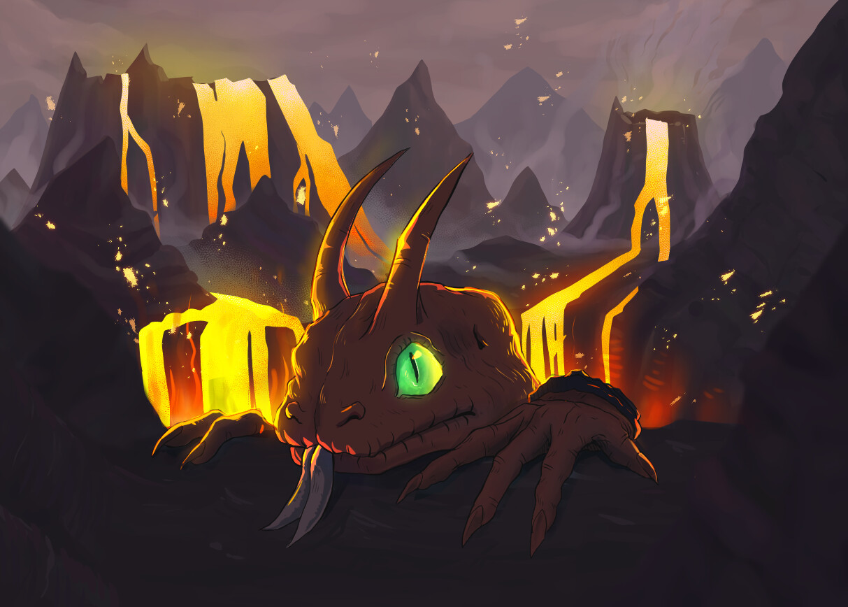 ArtStation - The Lord of Magma 2