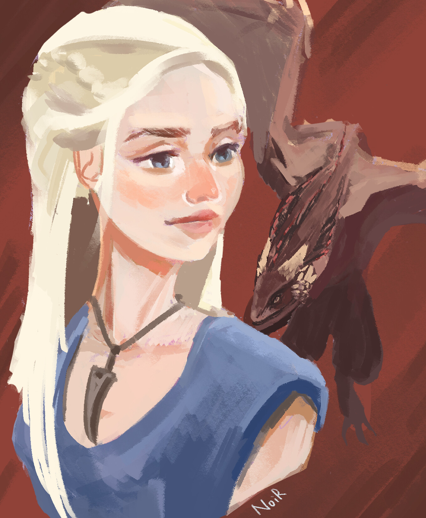 ArtStation - Daenerys and Drogon