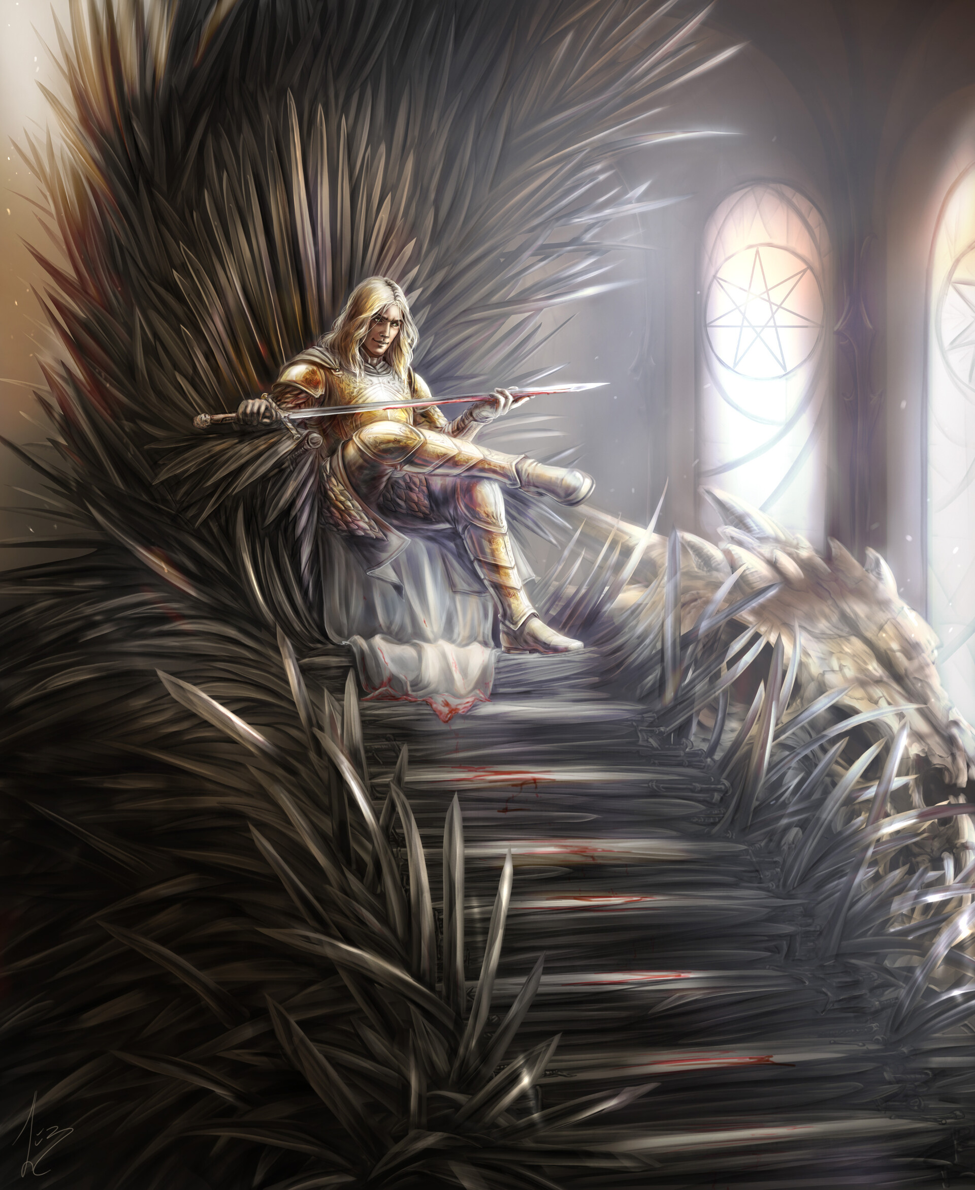 ArtStation - The Iron Throne