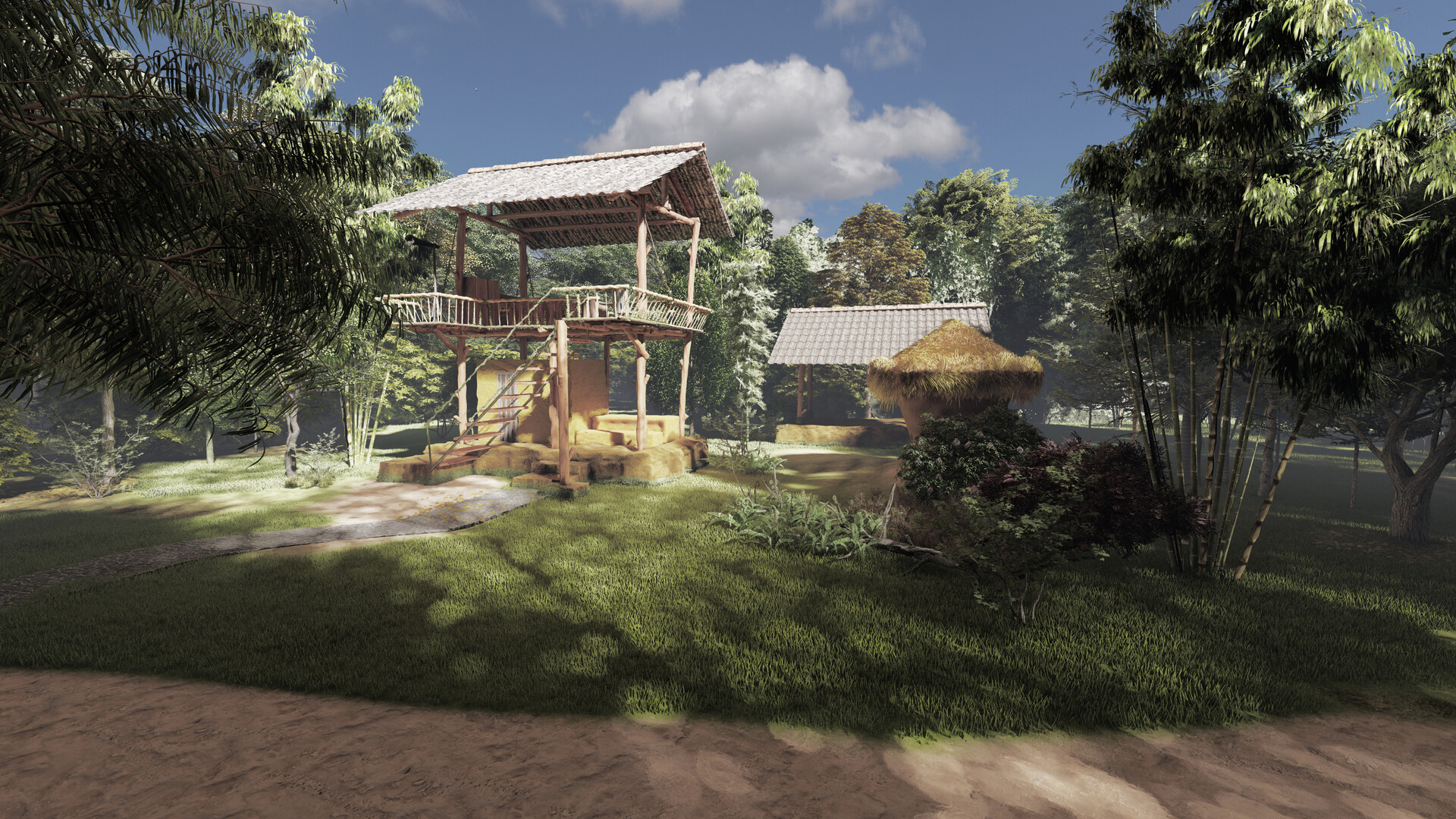 ArtStation - Village hut