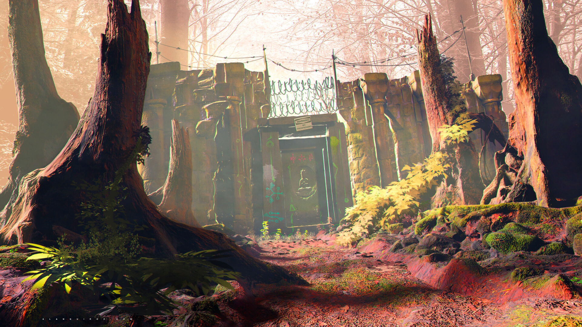 ArtStation - Cursed temple