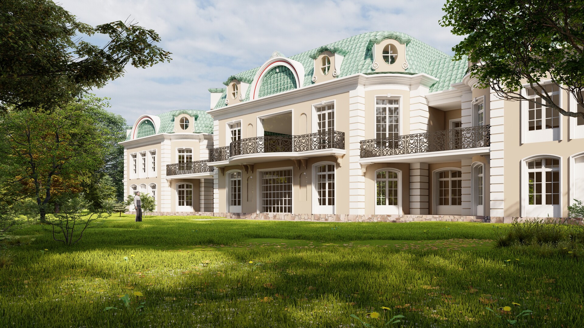 ArtStation - Manor in classic style