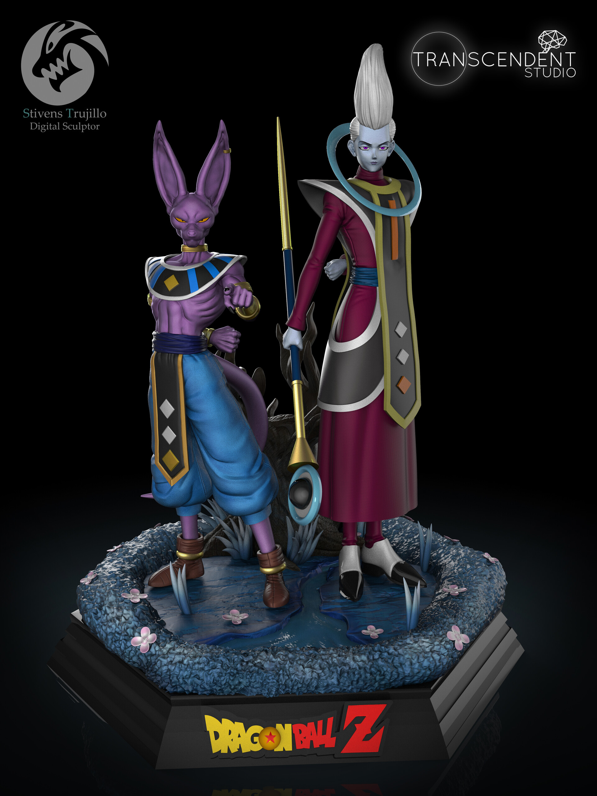 ArtStation - whis and beerus