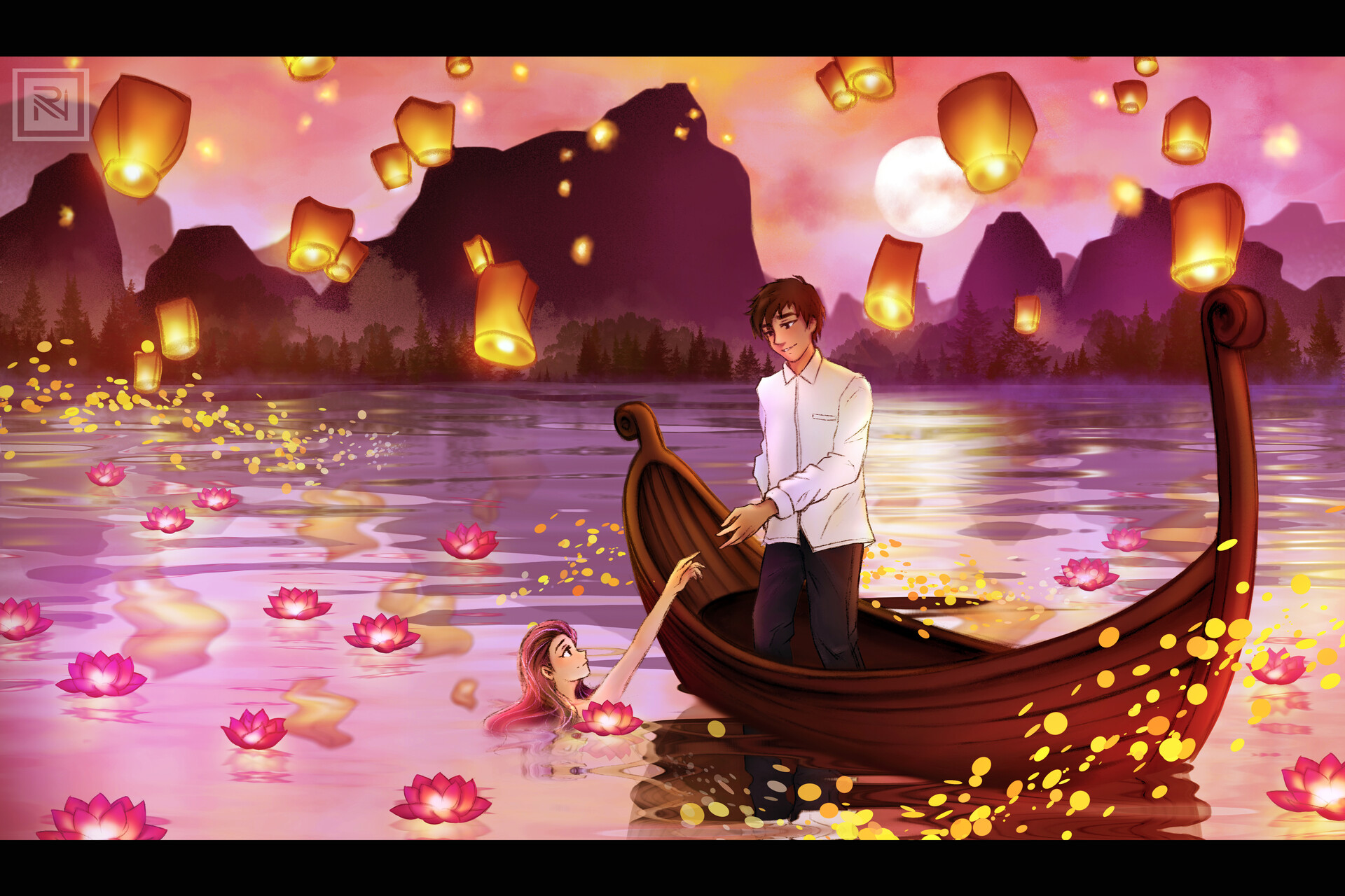 ArtStation - SCHOOL WORK [Warm Color Composition]