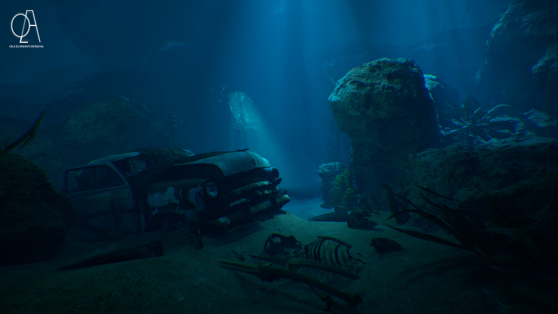 ArtStation - UnderWater_3D Environment Art