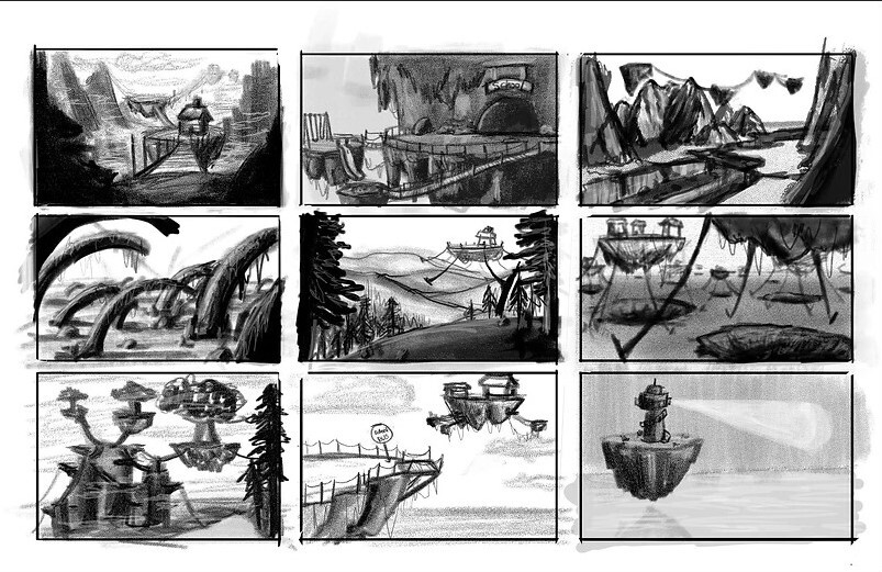 ArtStation - Fantasy Landscape Thumbnails