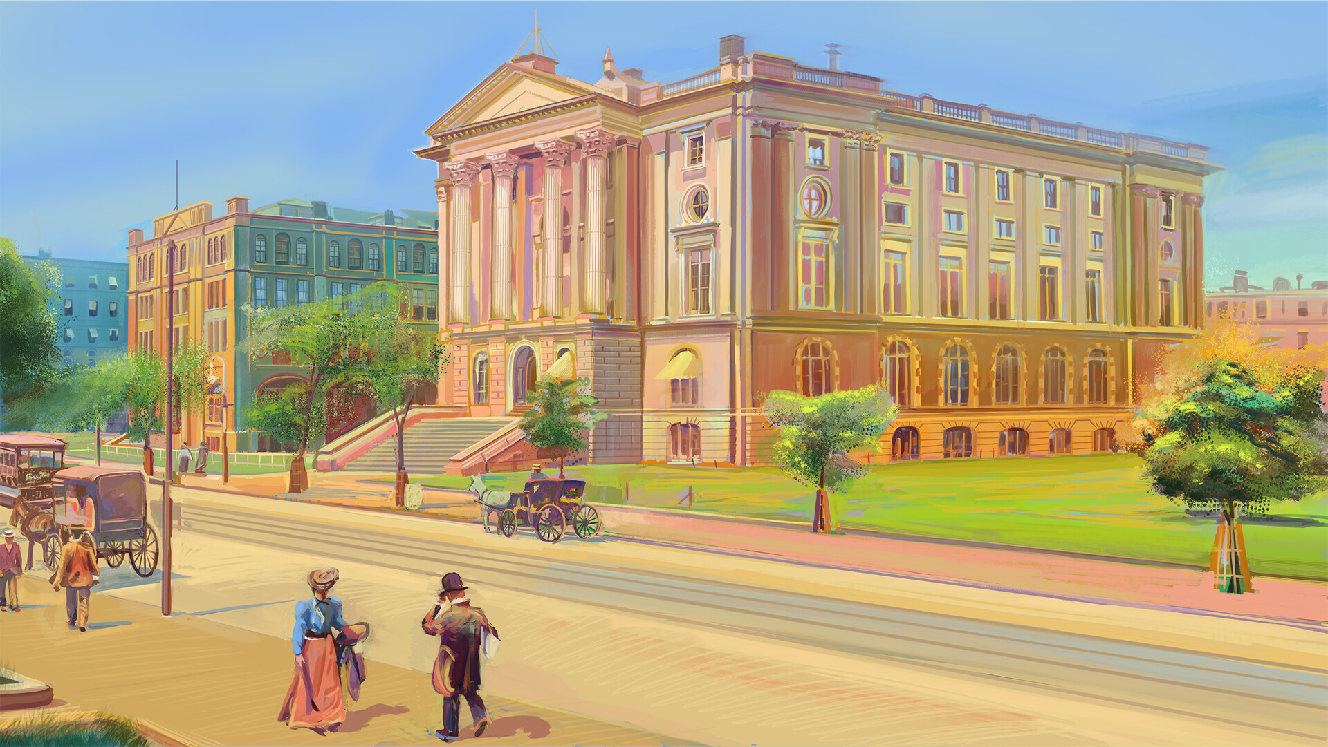 ArtStation - Massachusetts institute of technology (MIT), Boston, USA 1880s