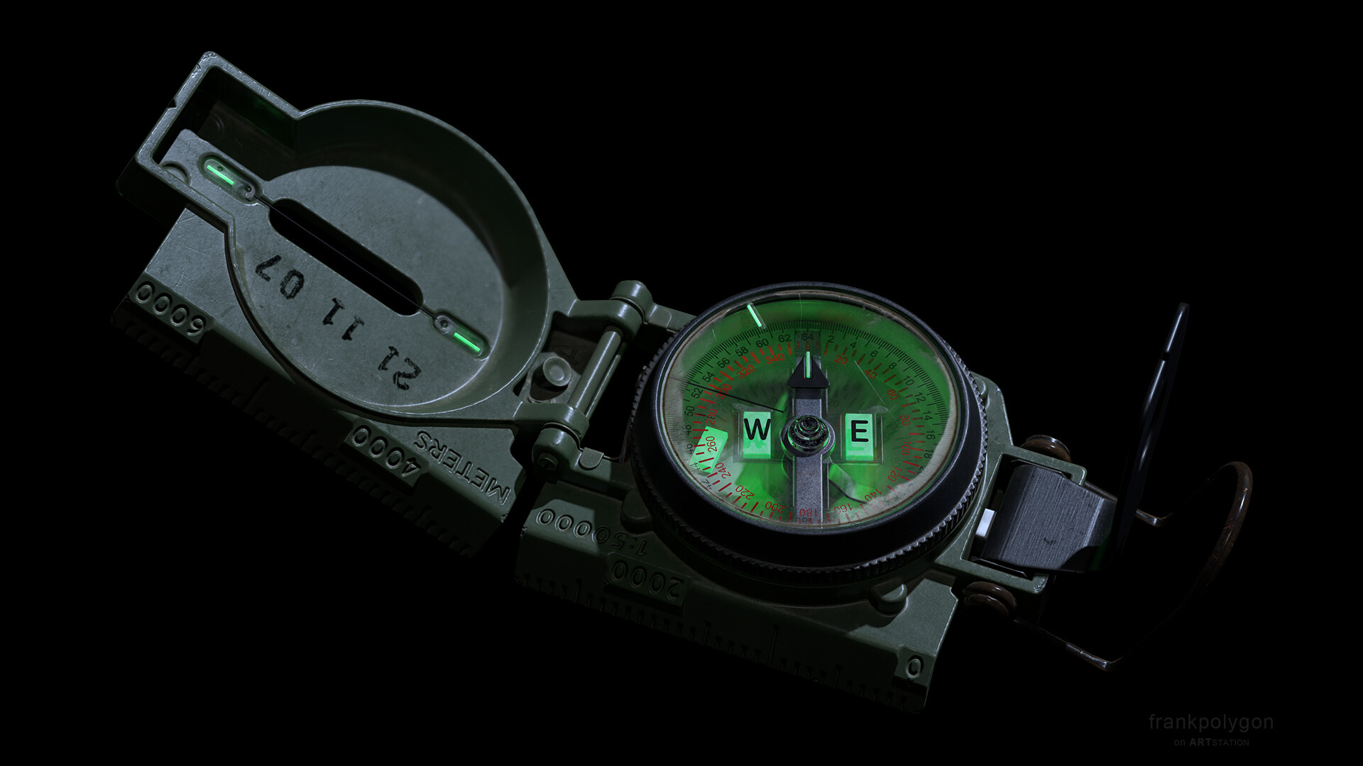 Lensatic Compass Diagram Corps Of Engineers M 1938 Compass, Lensatic