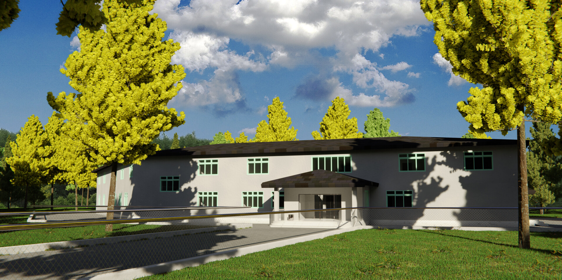 ArtStation - Embassy project visualization