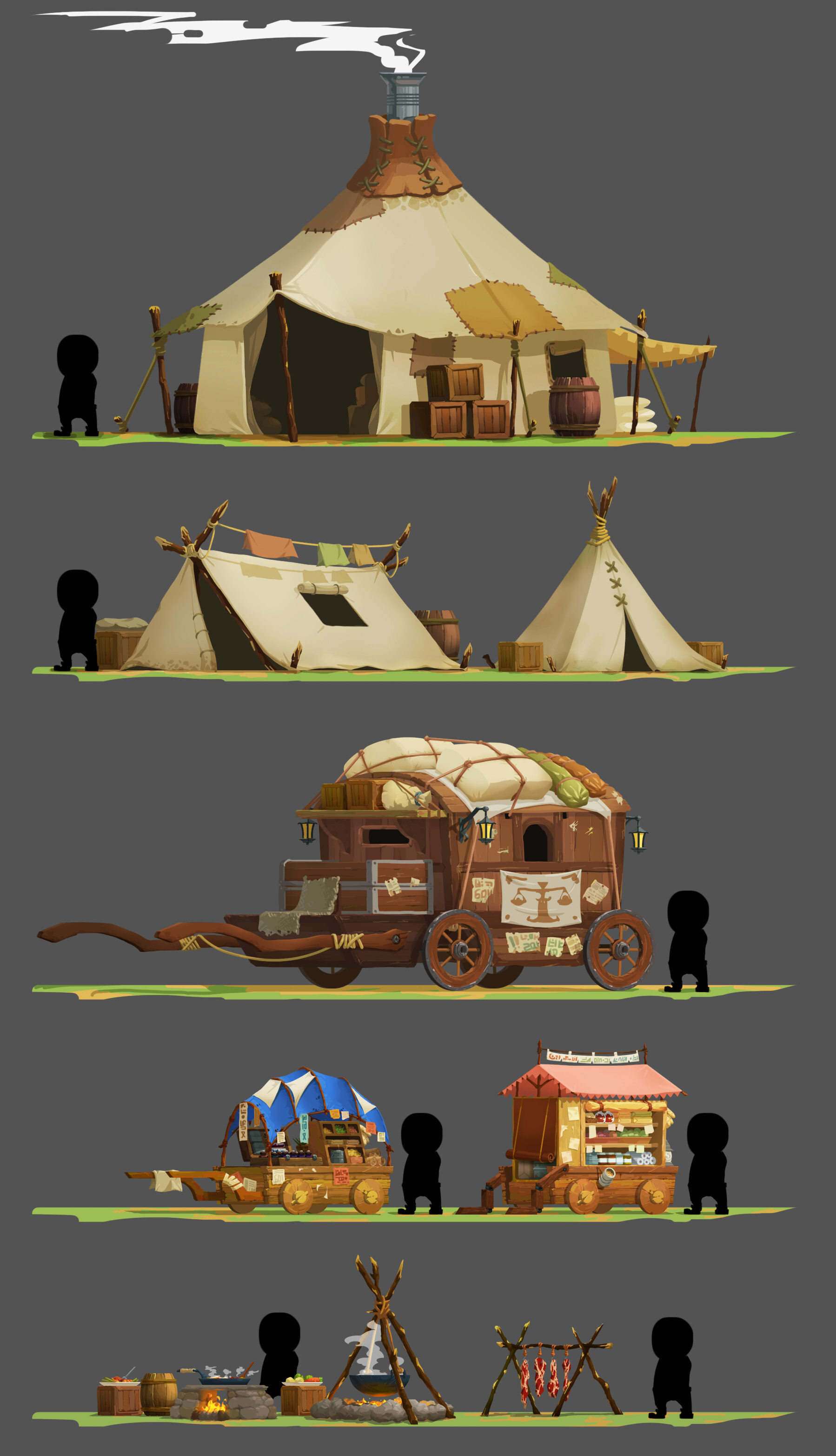 ArtStation - Peddlers assets