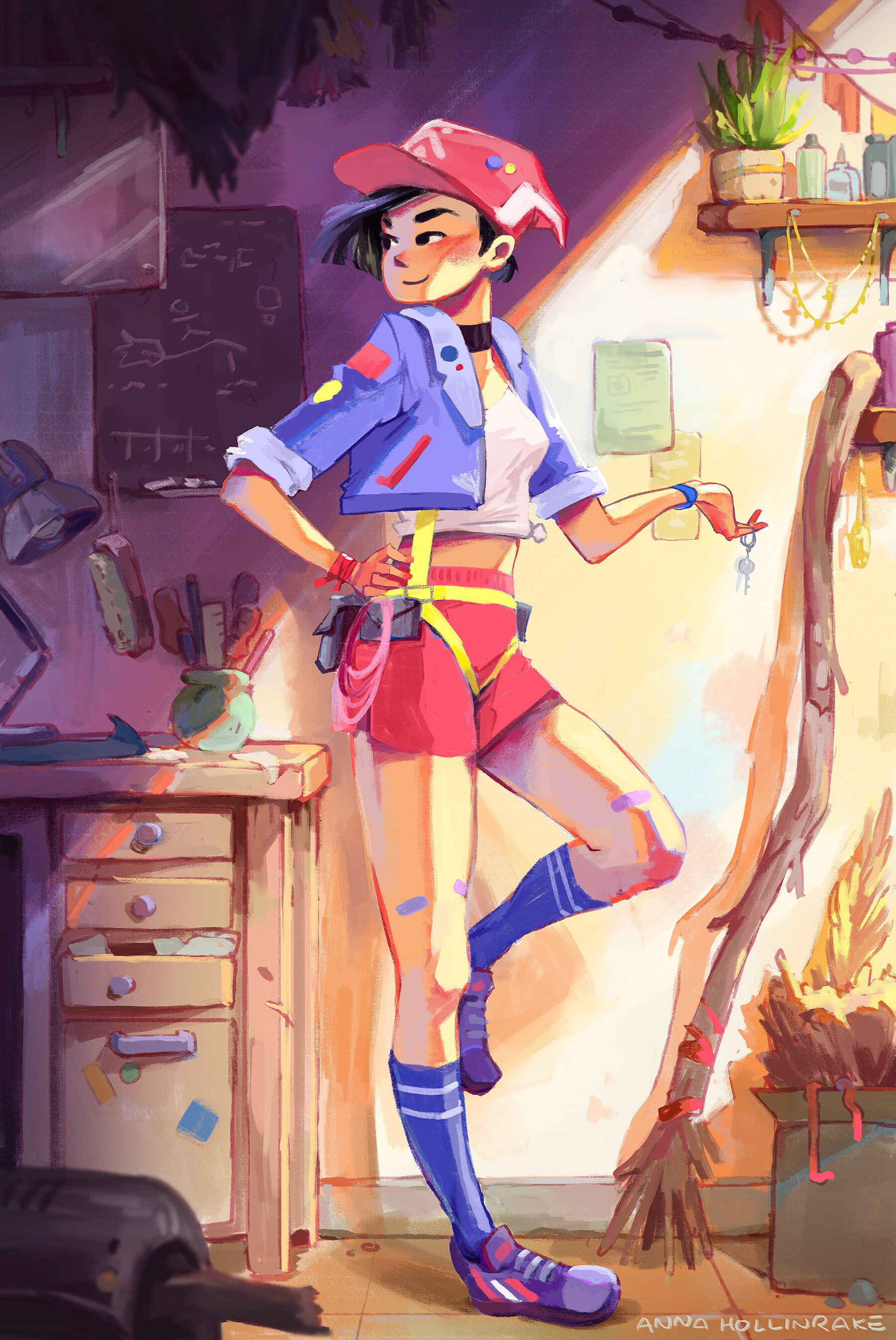 Anna Hollinrake - scenes from the workshop