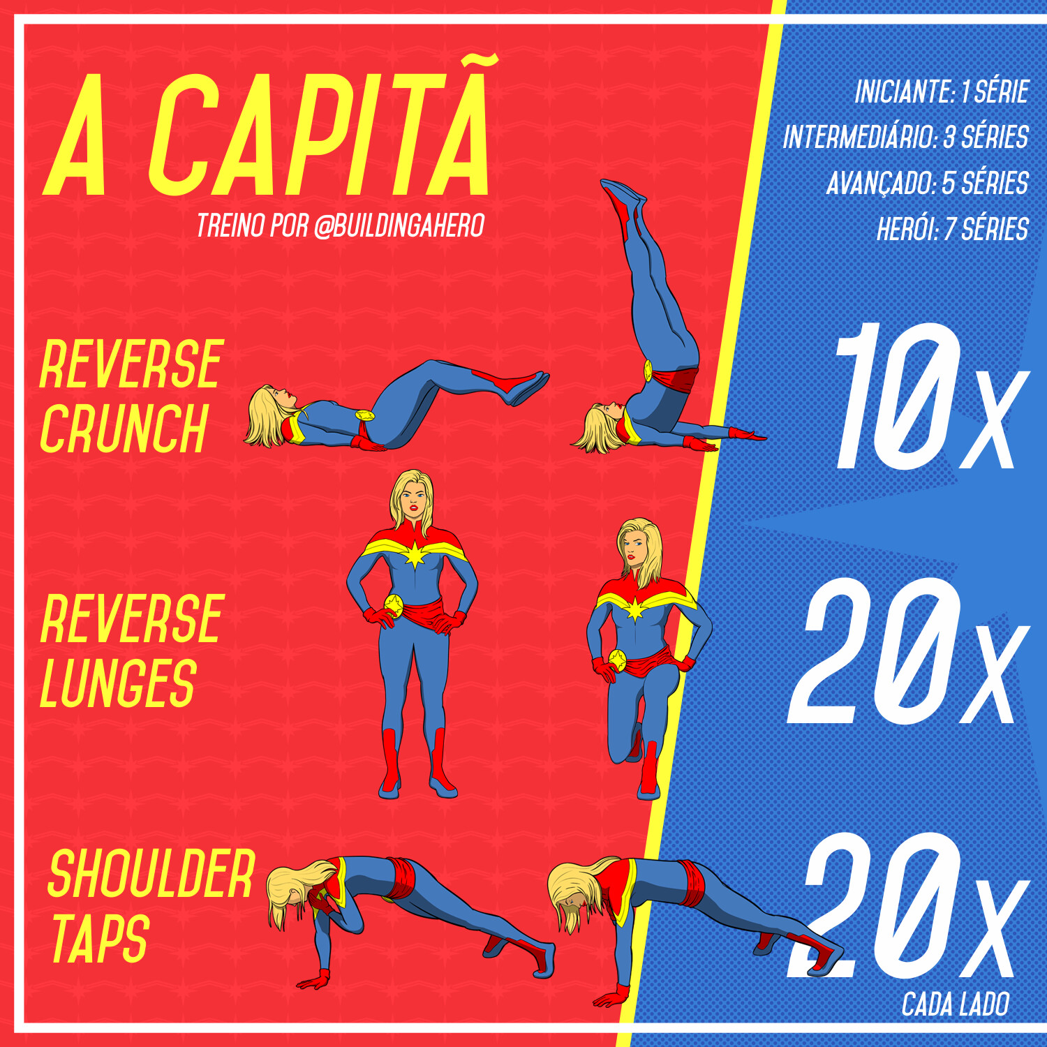 ArtStation - Captain Marvel Workout