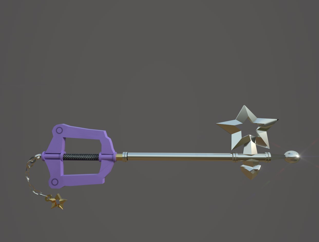 ArtStation - Starlight Keyblade (Kingdom Hearts Prop Render)