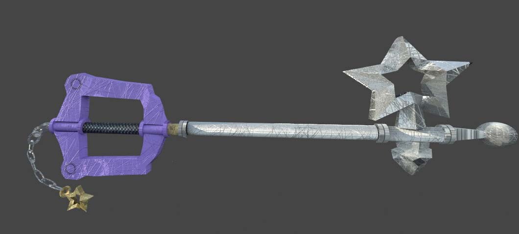 Starlight Keyblade (Kingdom Hearts Prop Render) by Omar Khan — ProUser.Me