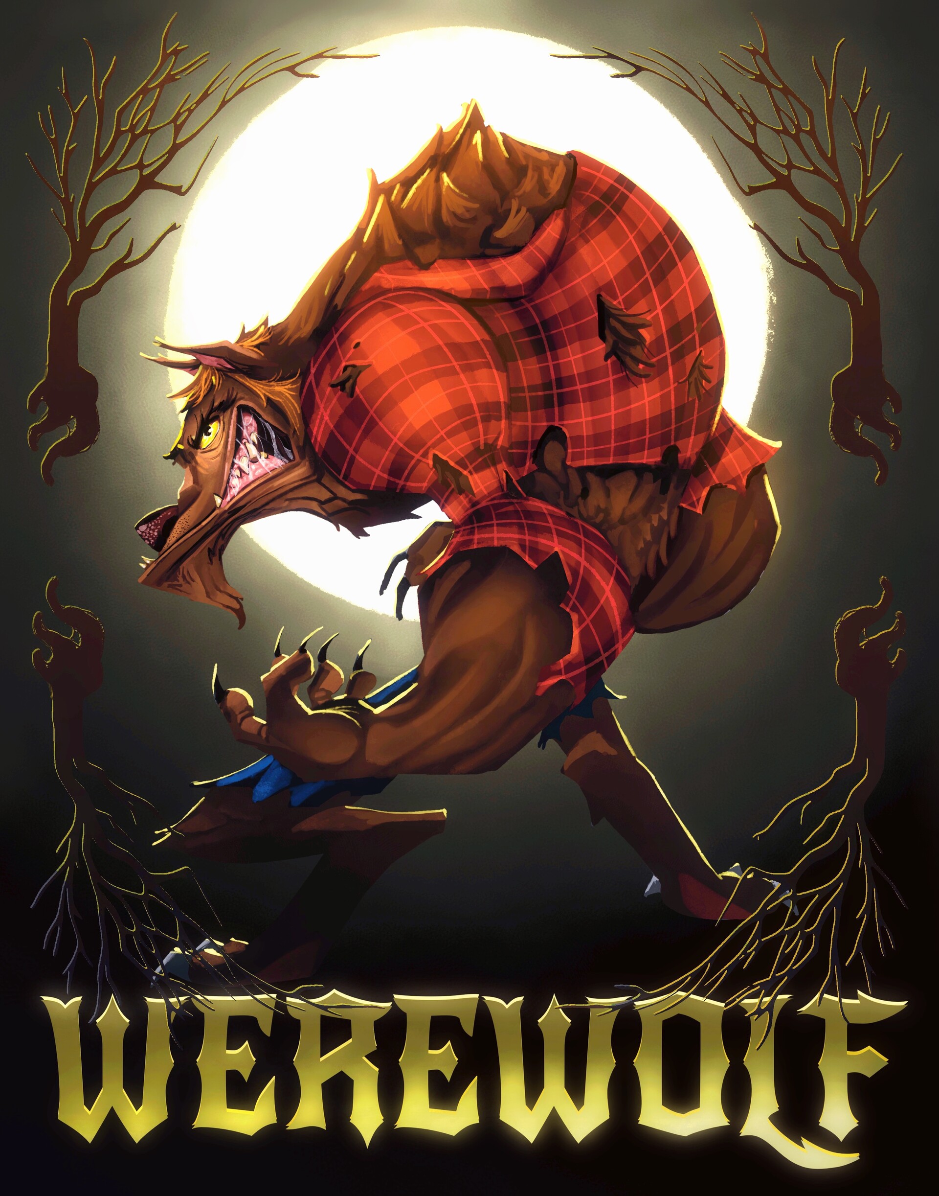 ArtStation - Werewolf stylized