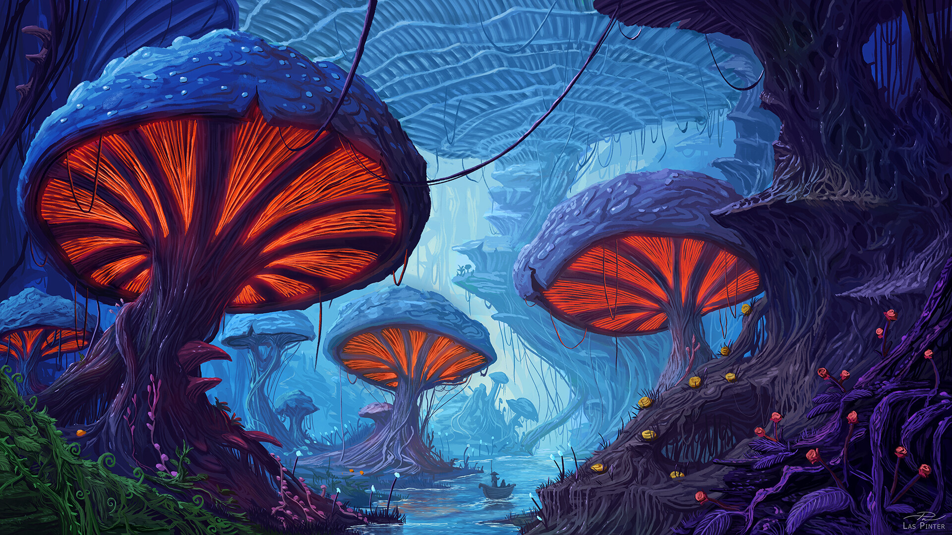 Peaceful Waters by Laszlo Pinter (Las Pinter) : r/ImaginaryWorlds