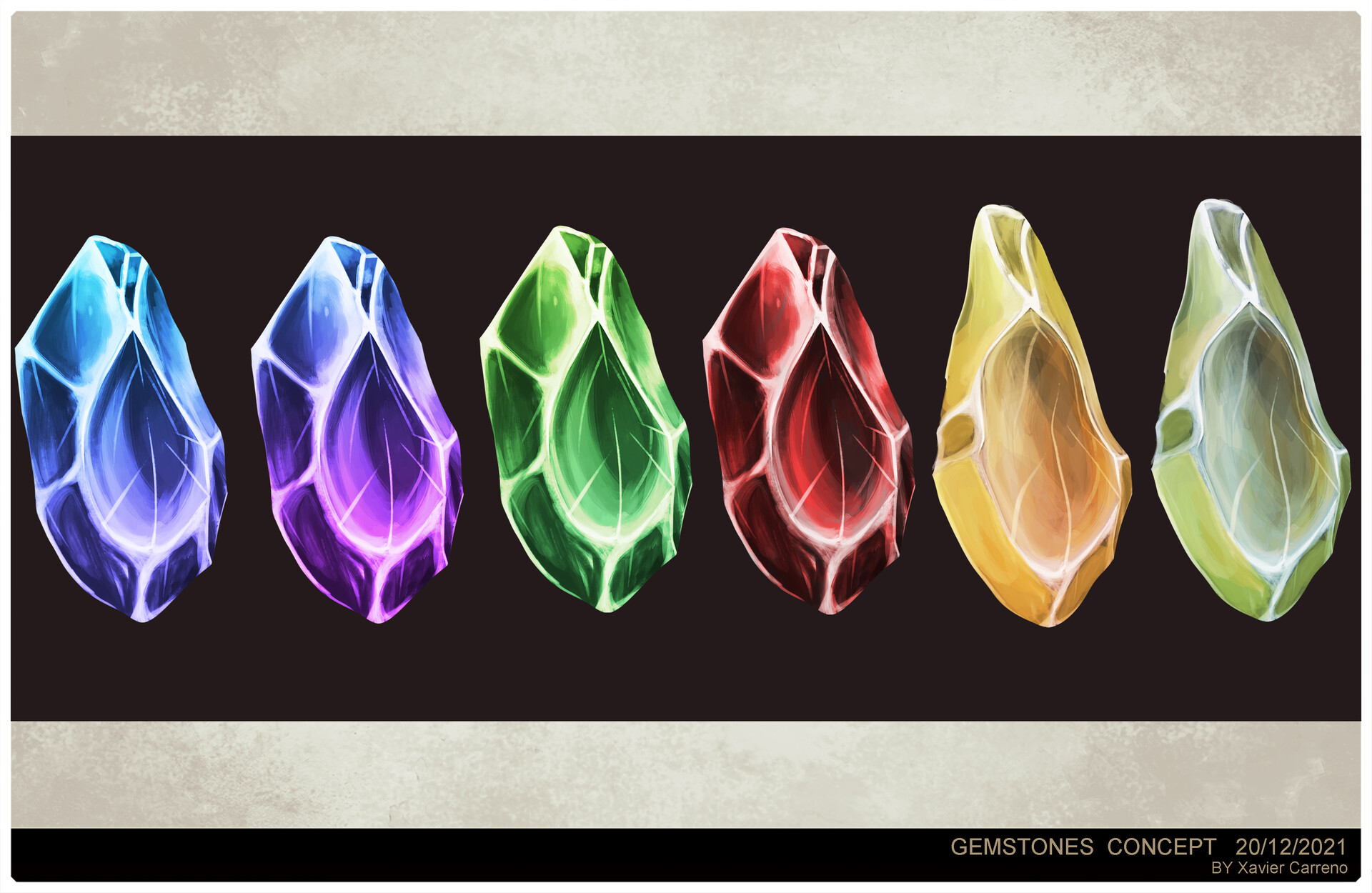 ArtStation - Gemstones