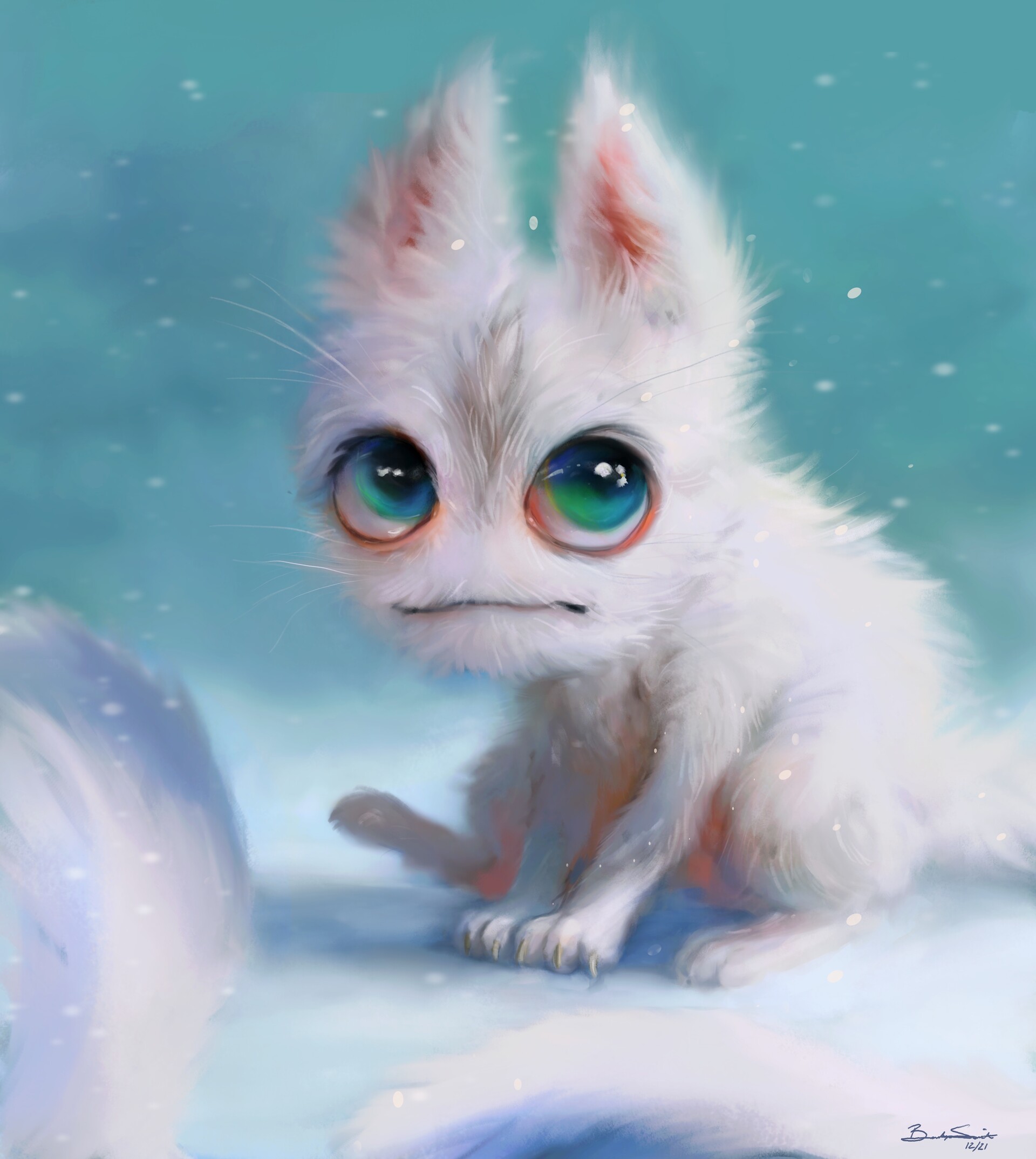 ArtStation - Fluffy Snow ball