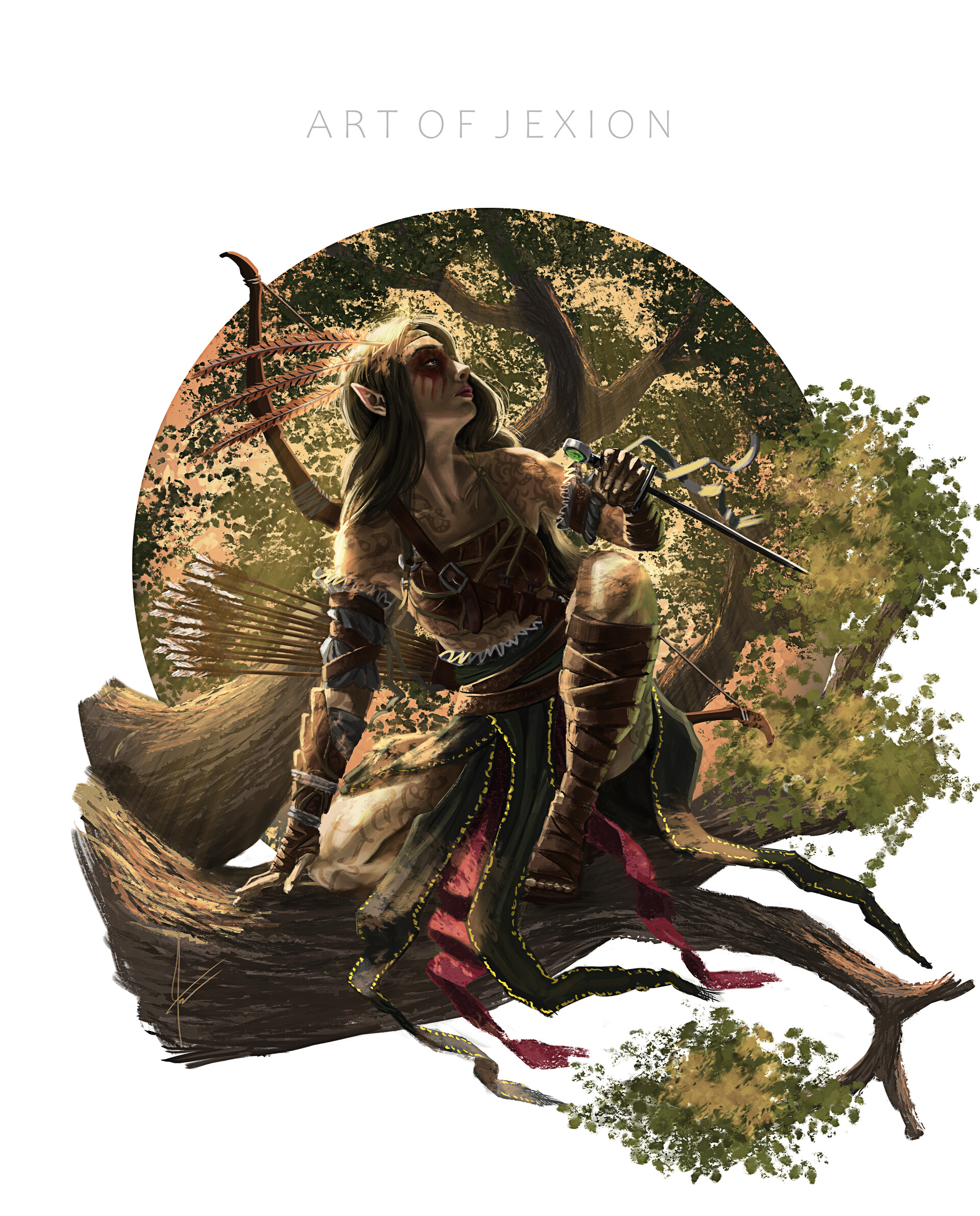 ArtStation - Wild Elf Ranger