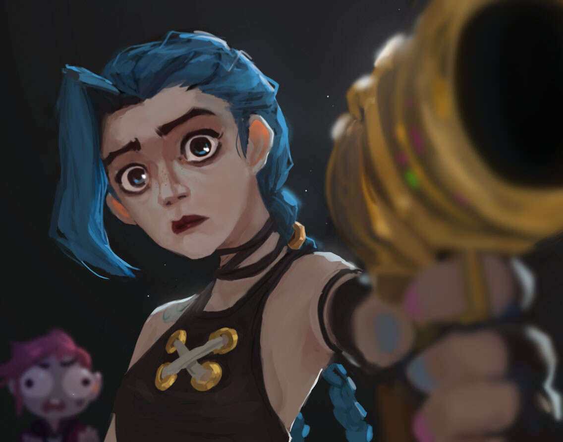 ArtStation - Jinx & Vi