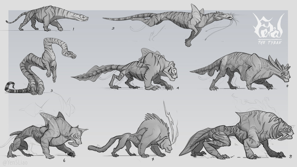 Art of Yen - Feral - Tyrak