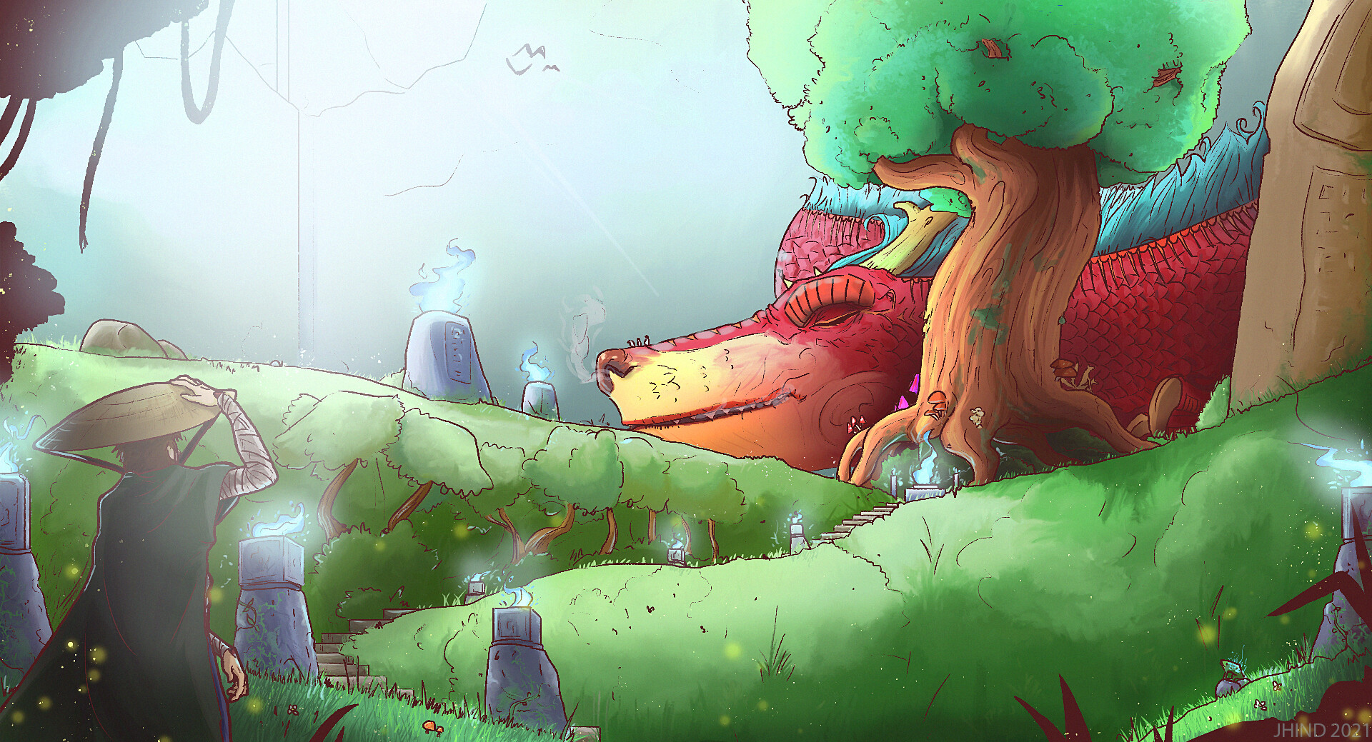 ArtStation - Dragon valley