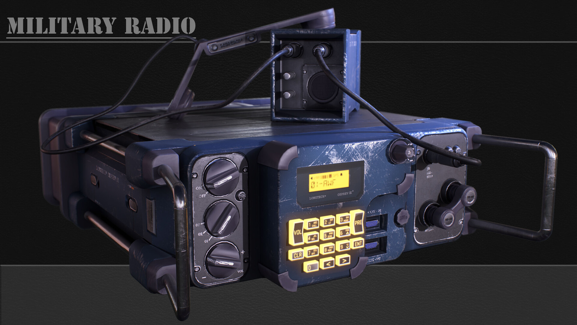 ArtStation - Military Radio
