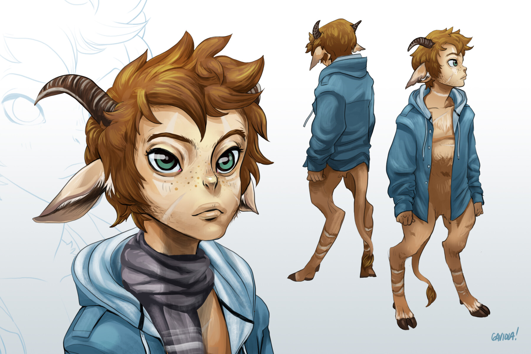 ArtStation - Deer Boy