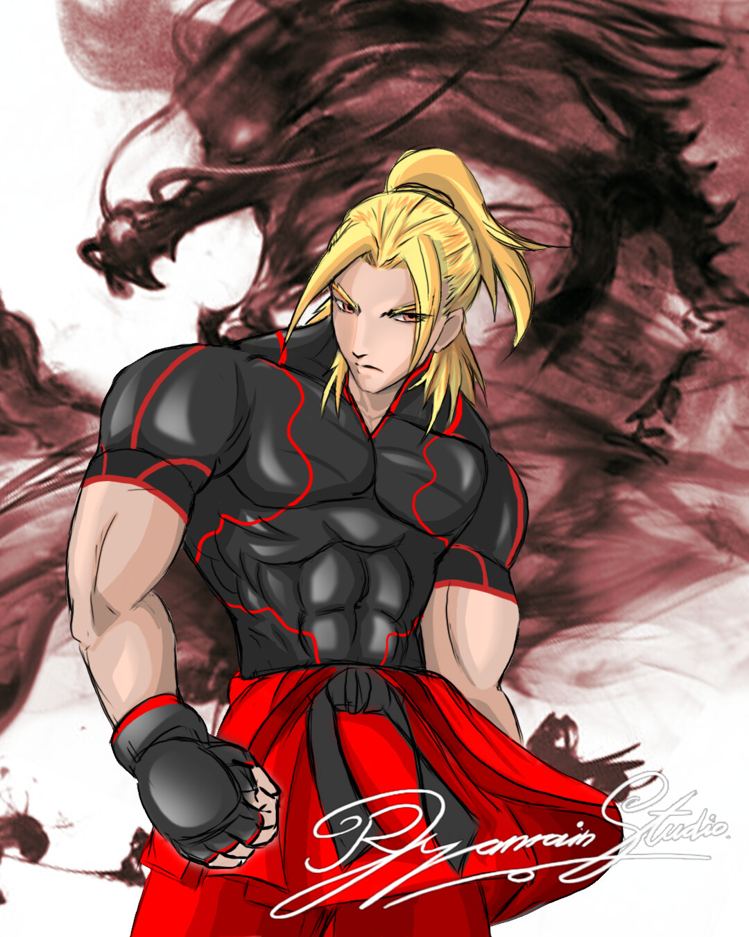 ArtStation - Ken Masters - Dragon Storm