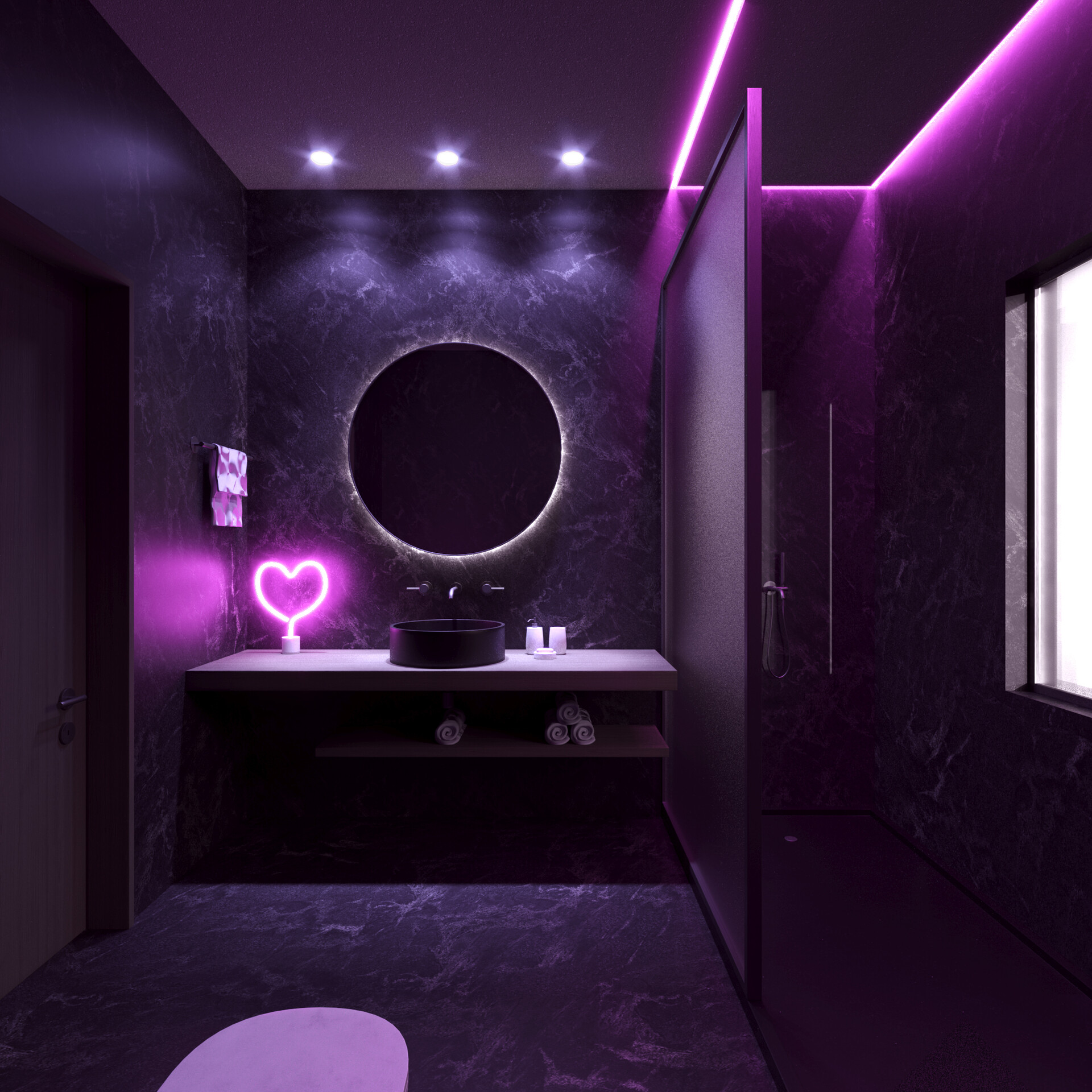 ArtStation - Minimal Bathroom
