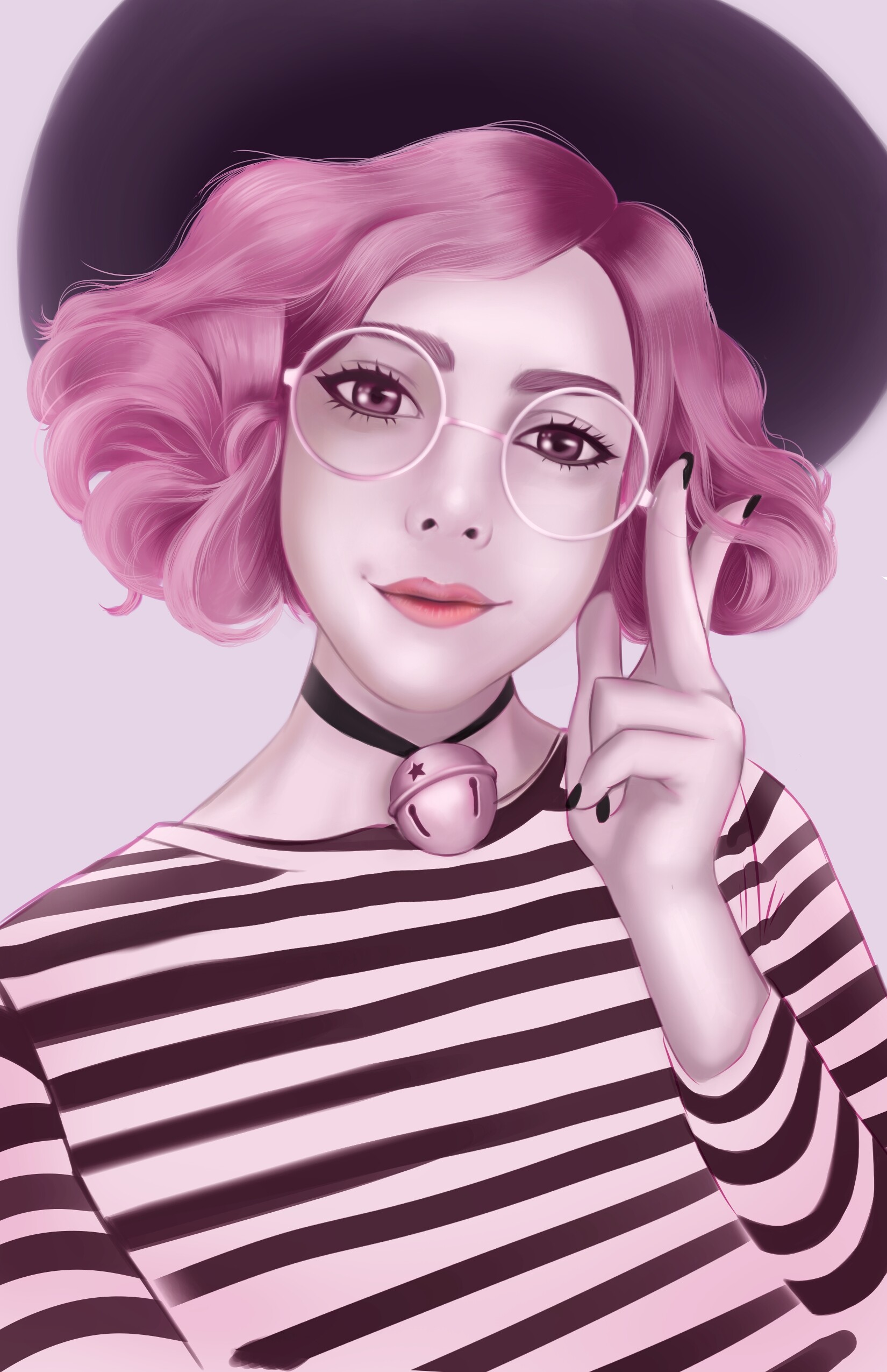 ArtStation - semi realistic portrait