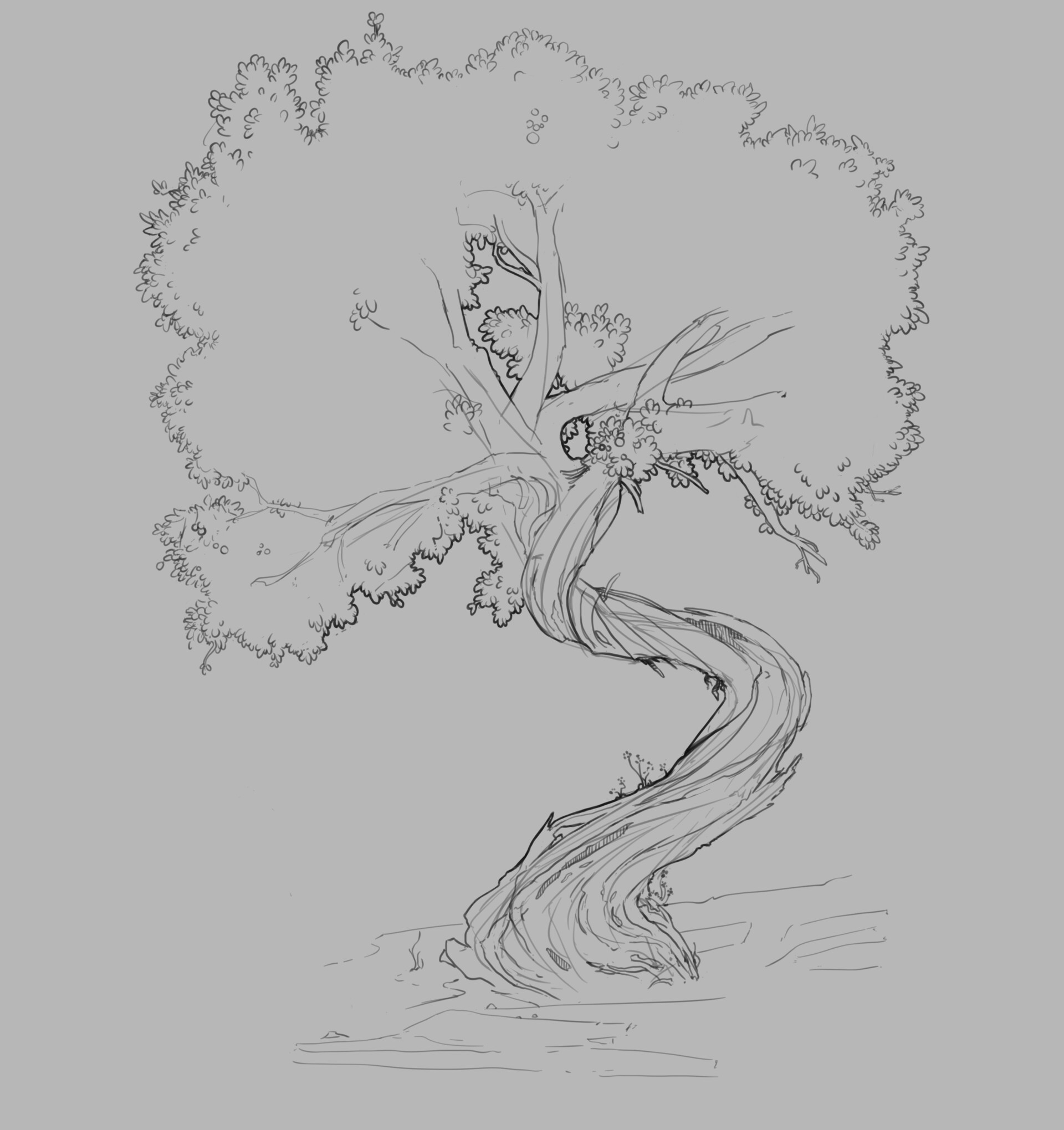 ArtStation - Tree sketch
