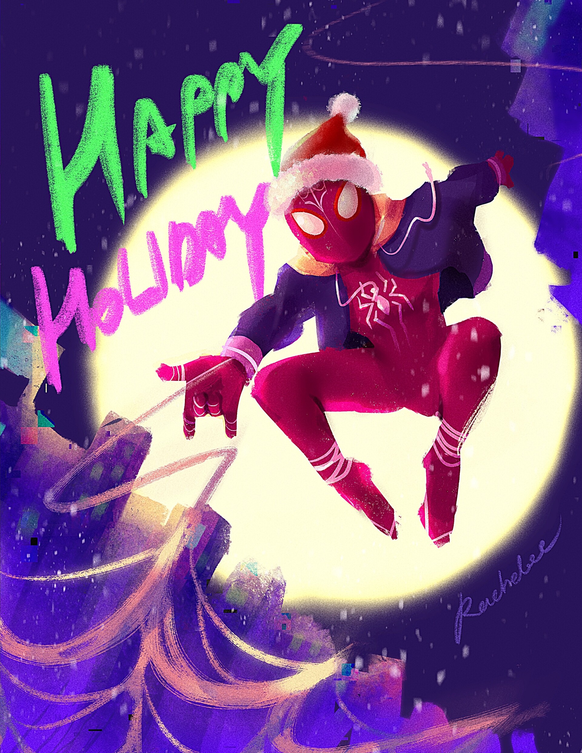 ArtStation - Santa Spiderman