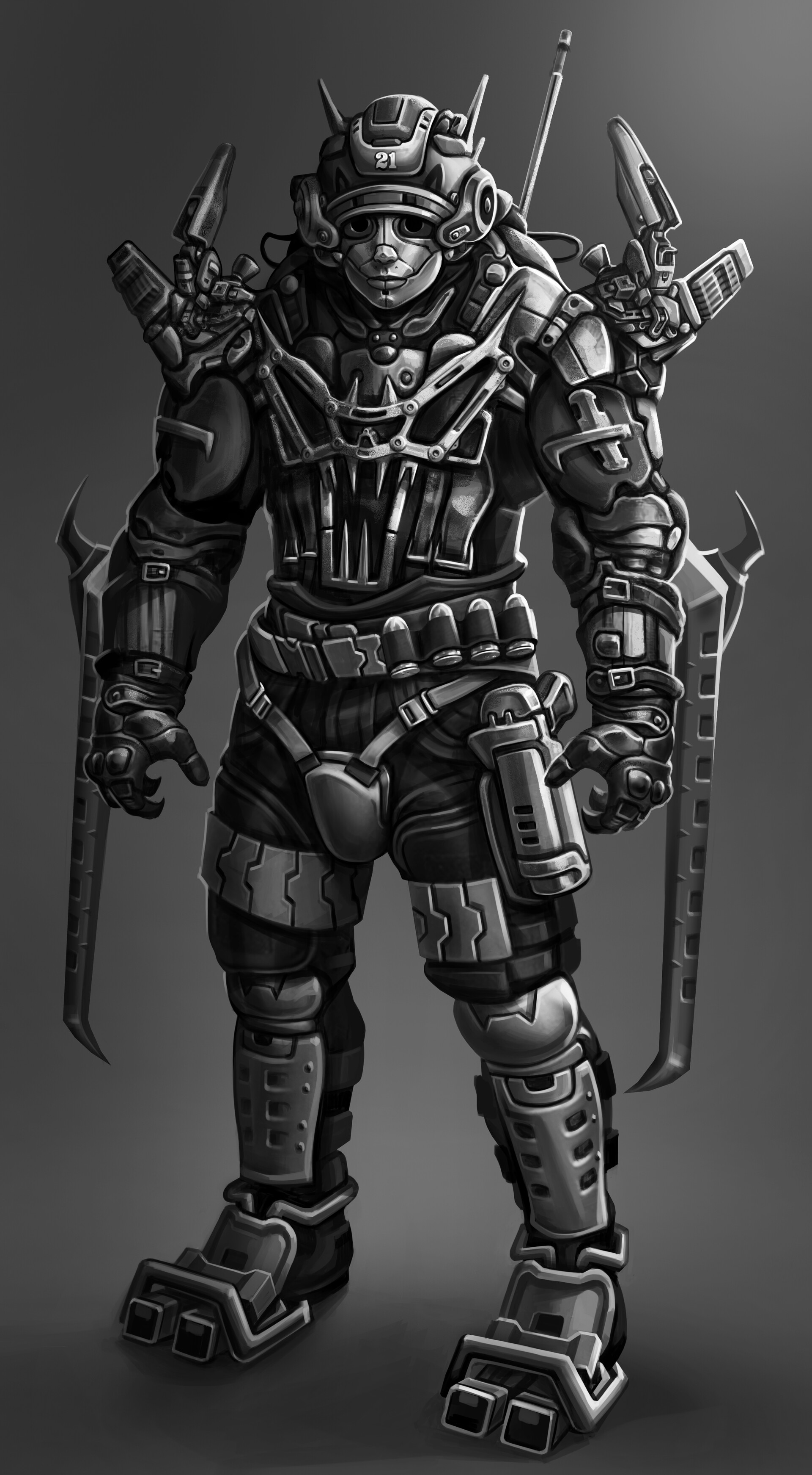 ArtStation - Cybernetic Assasin