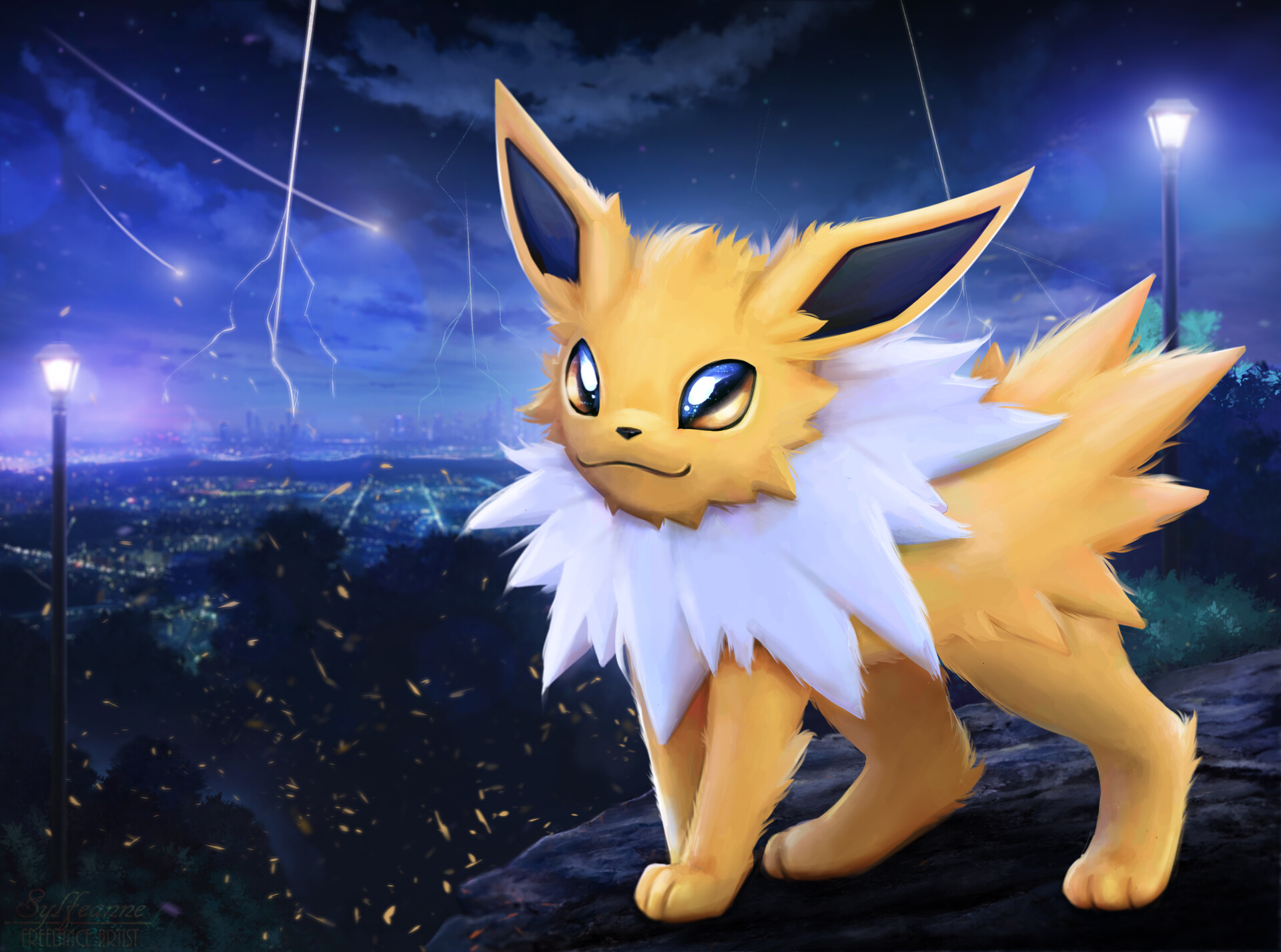 ArtStation - Jolteon illustration