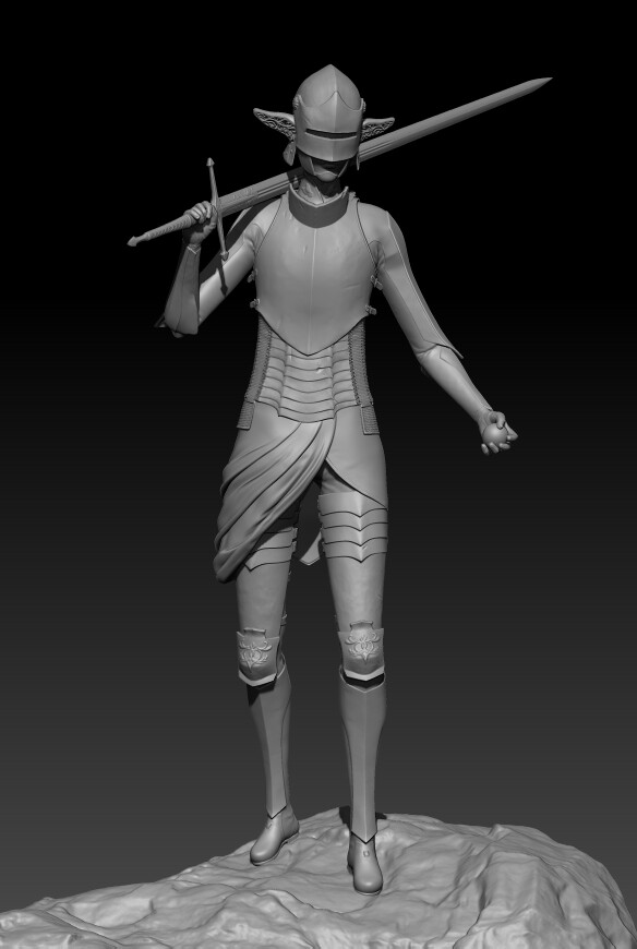 ArtStation - Some elf knight