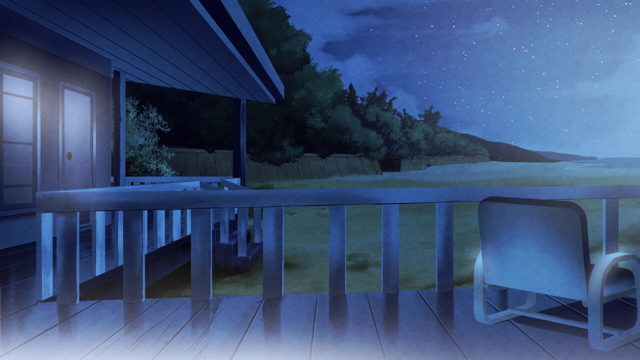 house background anime