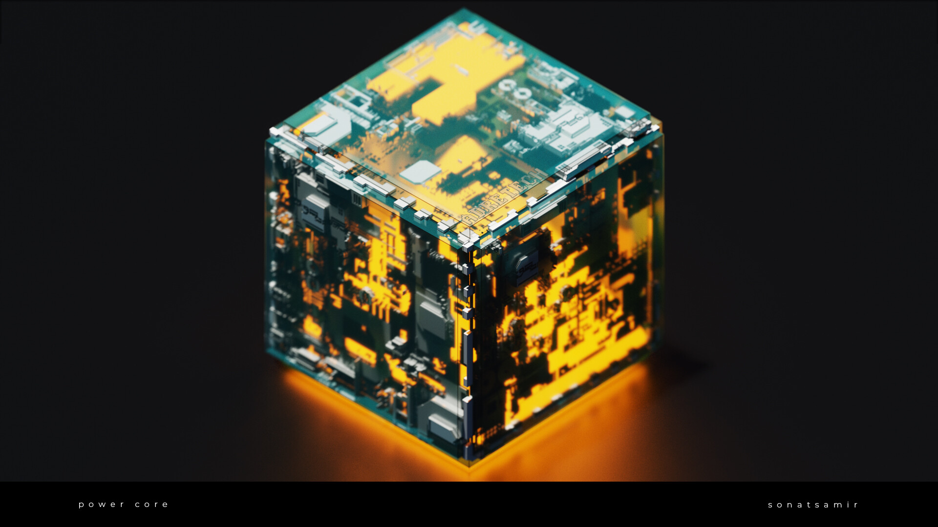 ArtStation - power core - voxel art