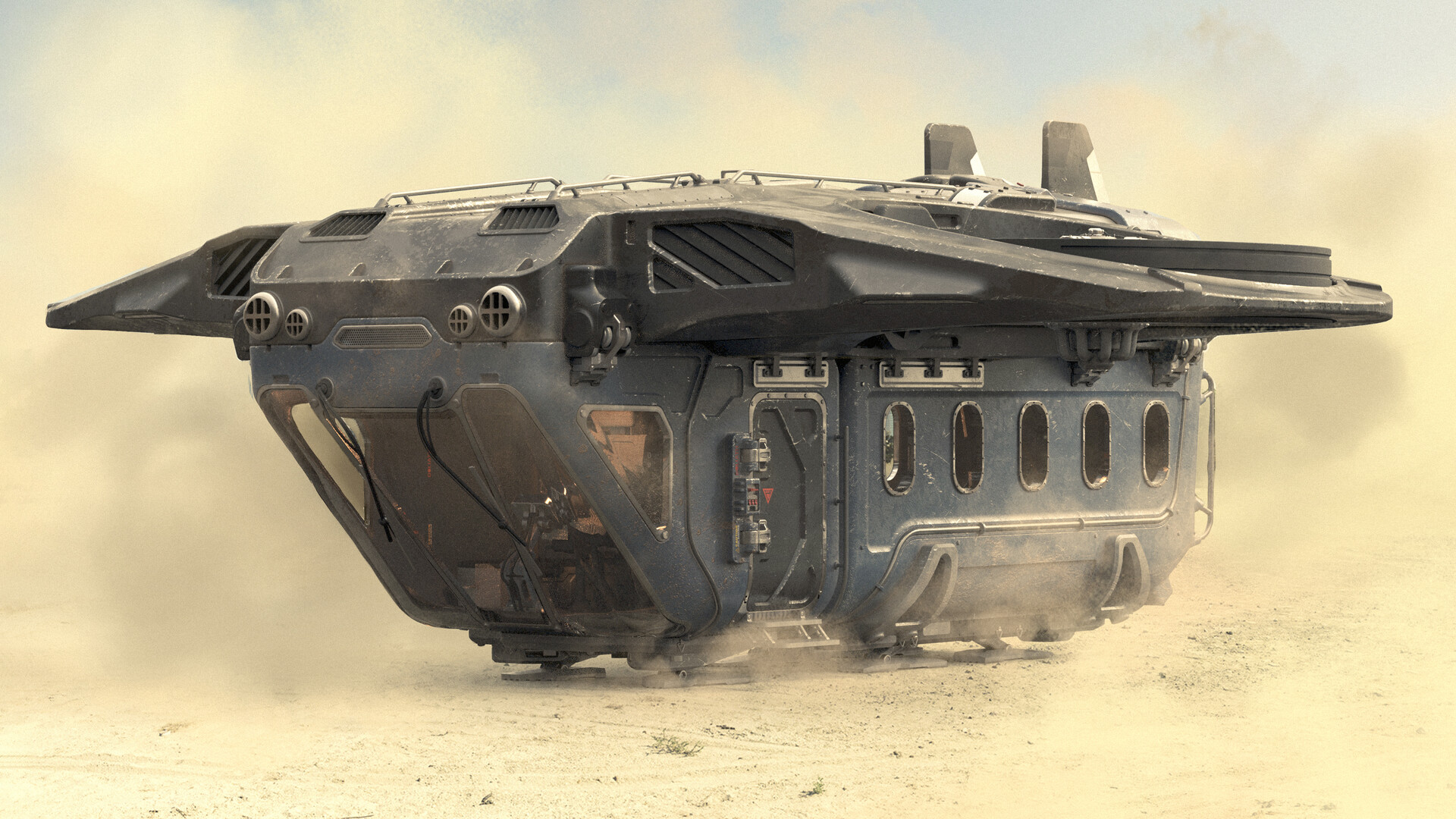 ArtStation - Modular Air Transport - Light Carrier