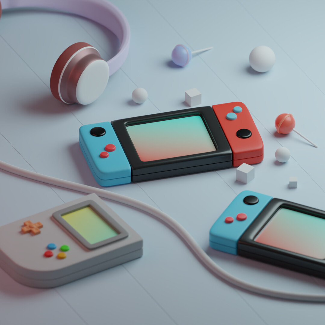 ArtStation - Nintendo switch stylized