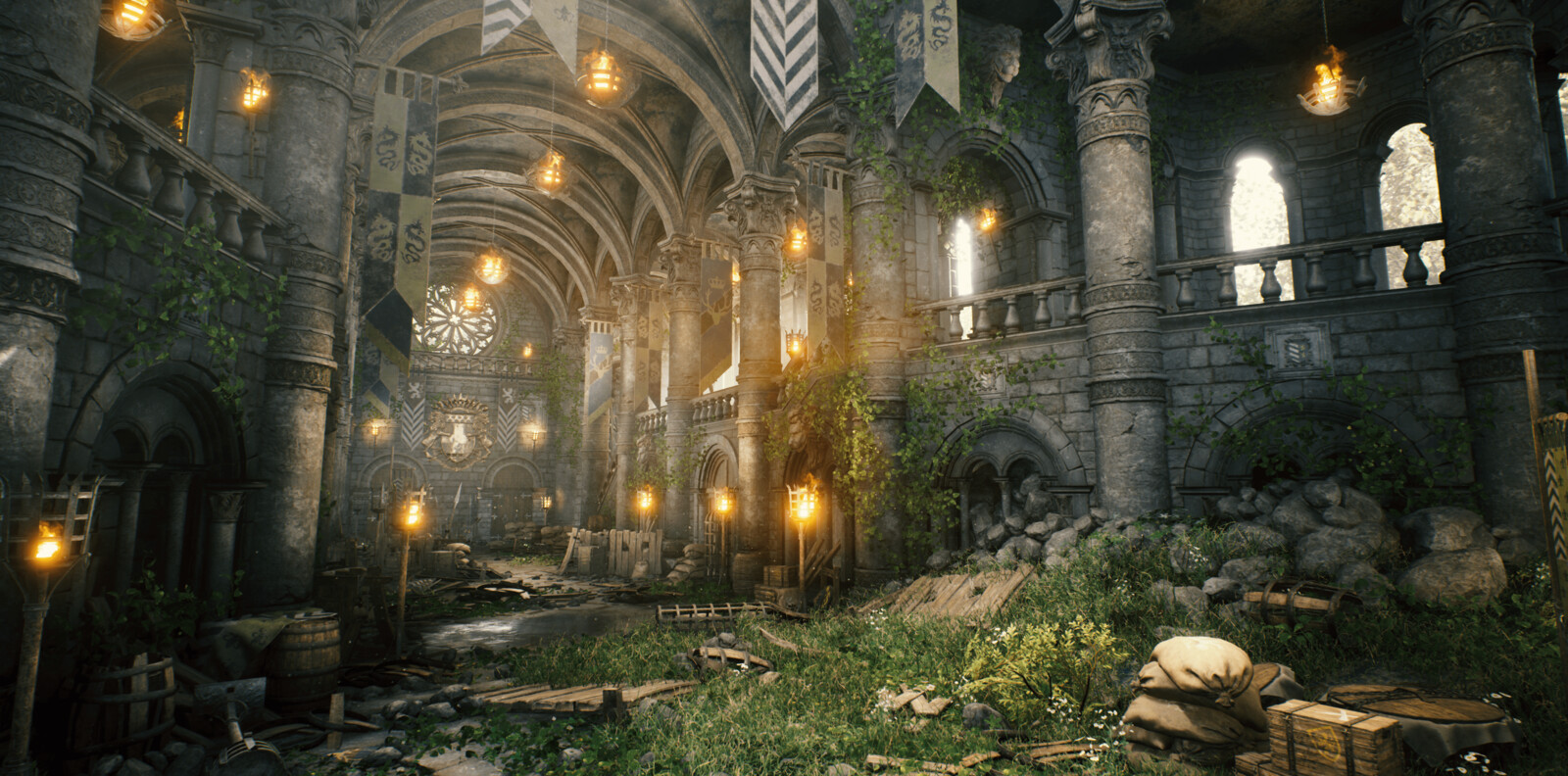 Da_jeong - FOR HONOR Cathedral Map Fan Art / 3D Environment Art