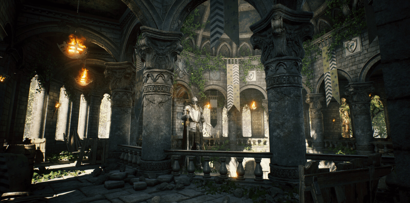 Da_jeong - FOR HONOR Cathedral Map Fan Art / 3D Environment Art